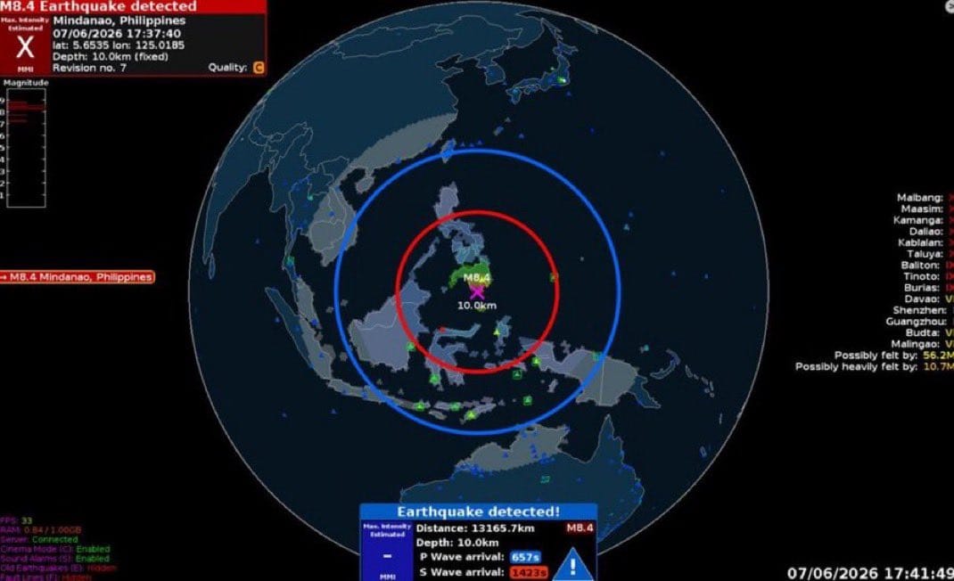 Magnitude 7.8 Earthquake Strikes Off Mindanao, Philippines – Damage ...